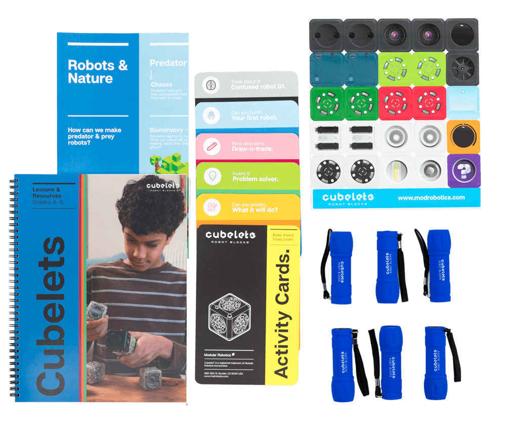 Cubelets Lesson Plan Bundle Grades 4–6 - Modular Robotics | Cubelets robot blocks