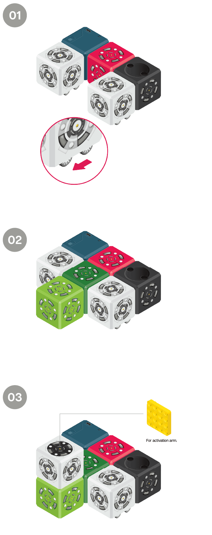 Autotoggle 2 Go - Modular Robotics | Cubelets robot blocks